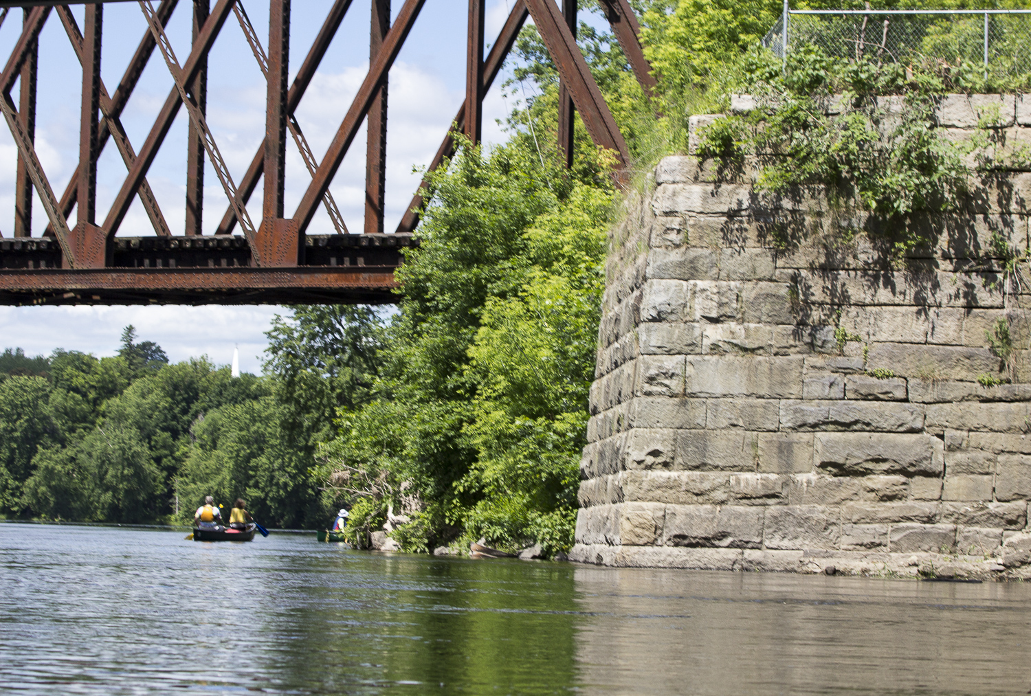 The river is the Sebasticook, largest tributary to the Kennebec ...