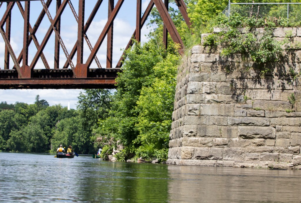 The river is the Sebasticook, largest tributary to the Kennebec ...