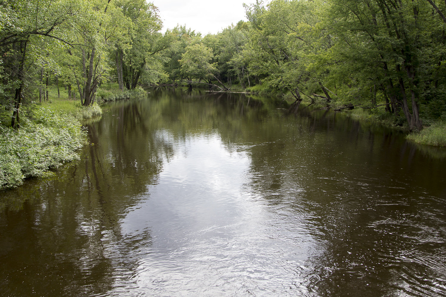 The river is the Sebasticook, largest tributary to the Kennebec ...